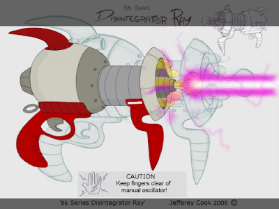 Jeff Cook and the Cartoons: '86 Series Disintegrator Ray'