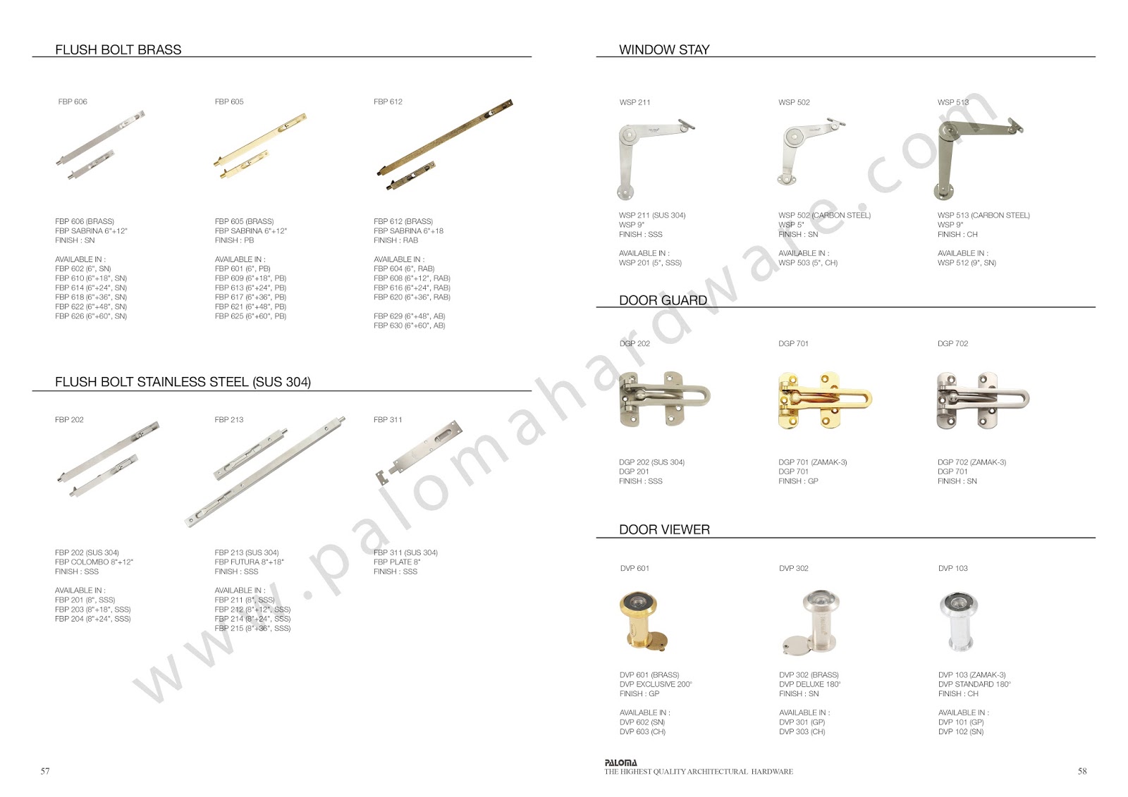 Paloma Hardware Official Blog: PALOMA: Produk Kunci, Handle, Engsel dan ...