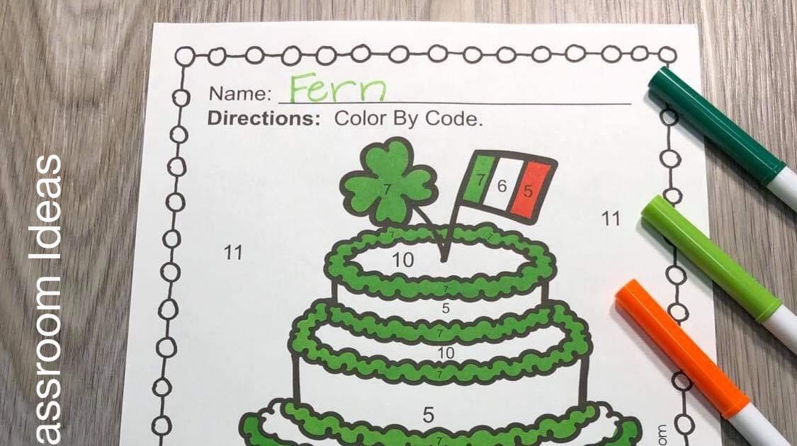 Ready for Some New St. Patrick's Day Color by Codes For Your ...