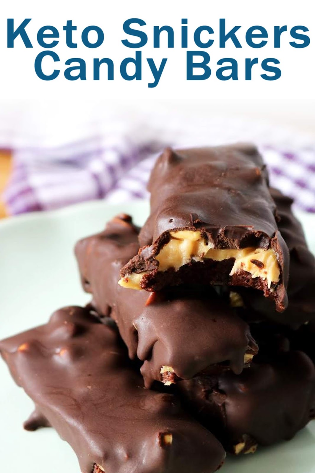 Keto Snickers Candy Bars