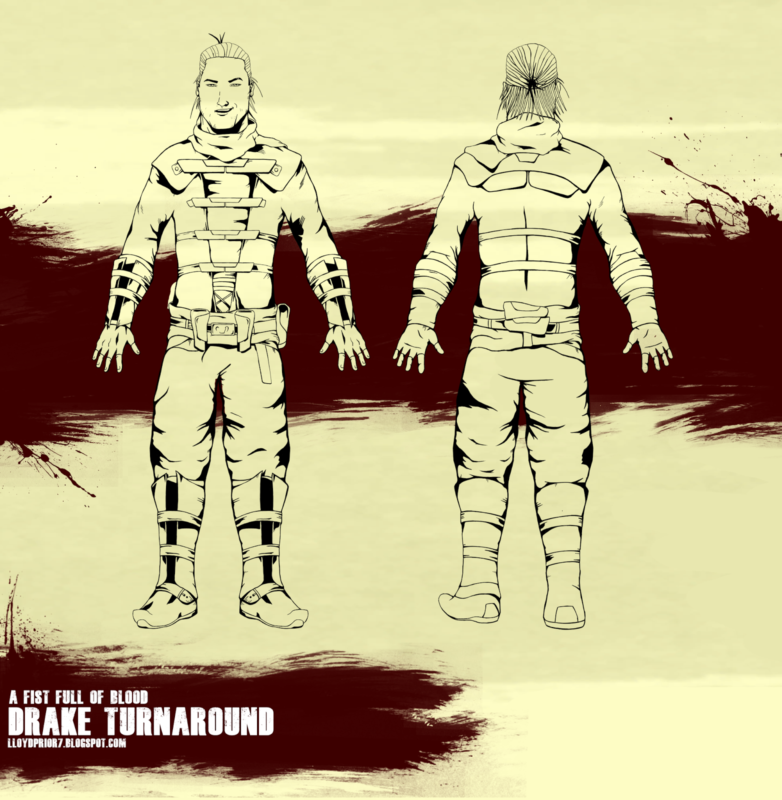 Lloyd Prior CreativeWorks : A Fist Full Of Blood - Drake Turnaround W.I.P