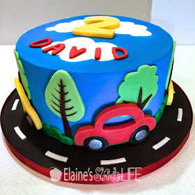 Elaine's Sweet Life: How to Decorate a Car Cake {Tutorial}