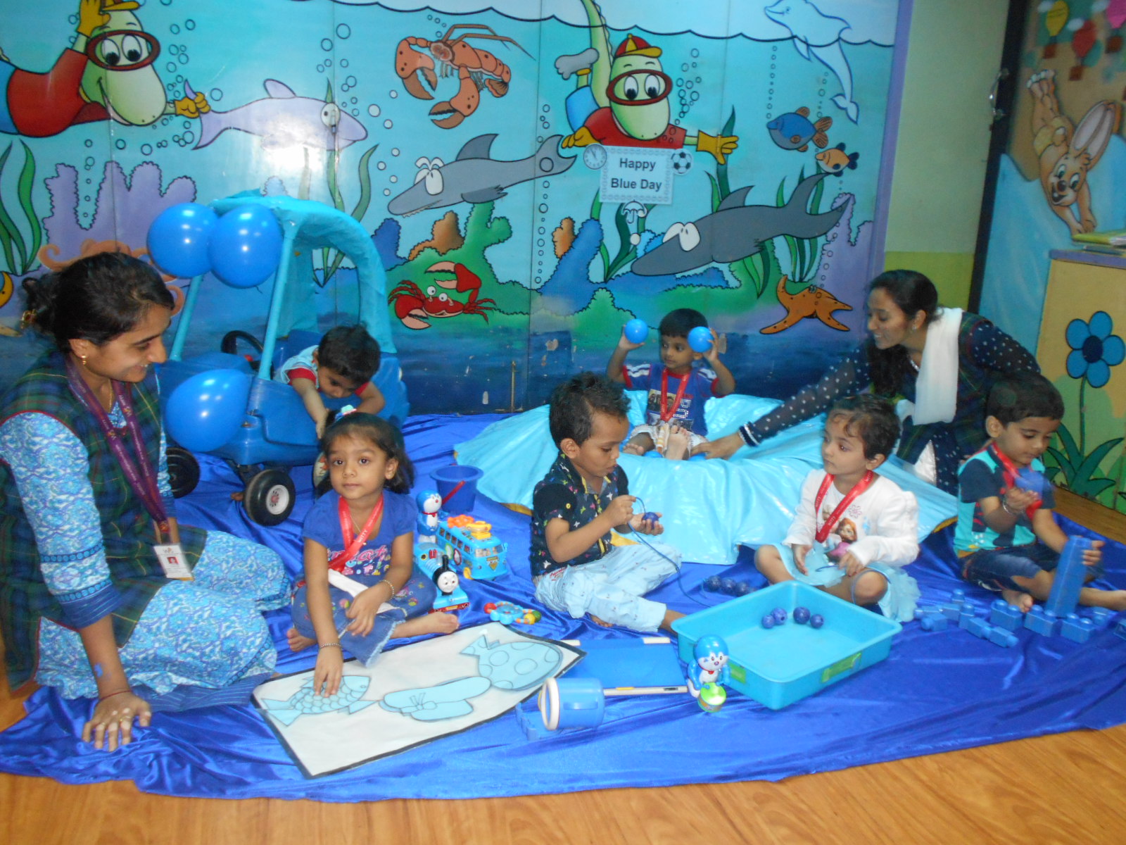 On the top of the World...: Blue Day Celebration by PG Section WIS ...