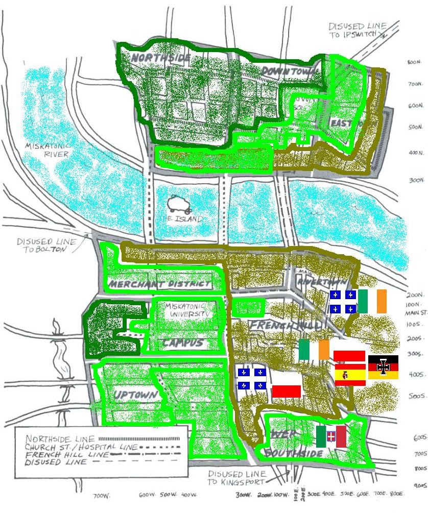 Mundo Tentacular: Guia Visual de Arkham - A cidade de Lovecraft em ...