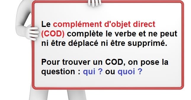 Le complément d'objet direct