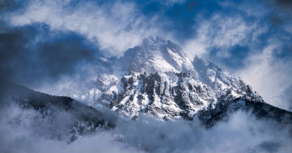Spring Snowstorm in the Tetons - Peter Noah Thomas