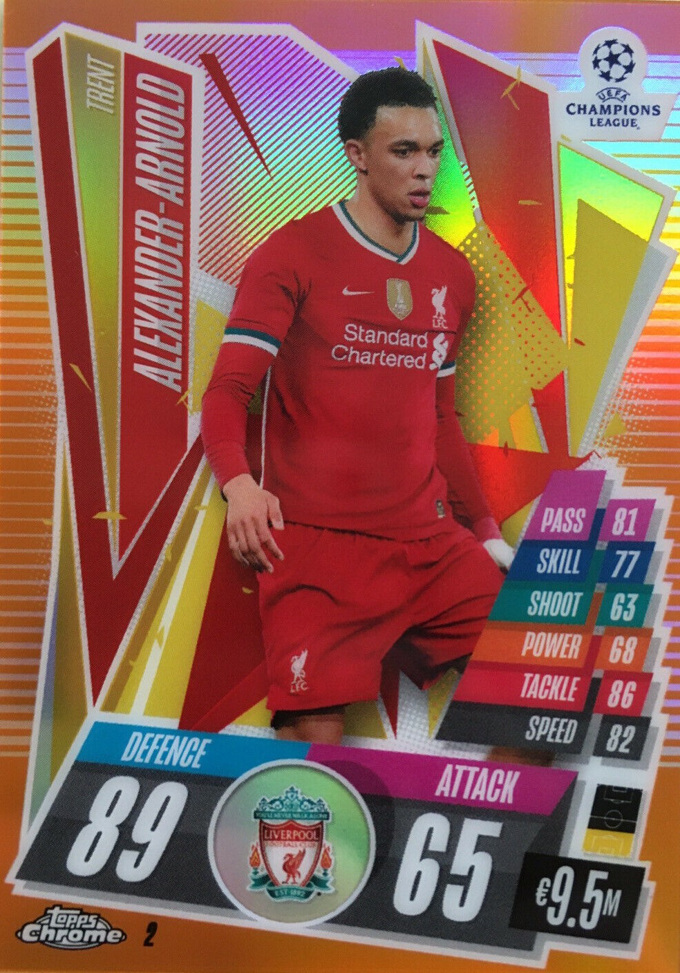 Trading Card Hub.UK: Topps Match Attax Chrome 2020-2021 Liverpool FC Set