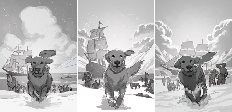 Kelley McMorris illustration: Ranger in Time: Race to the South Pole!