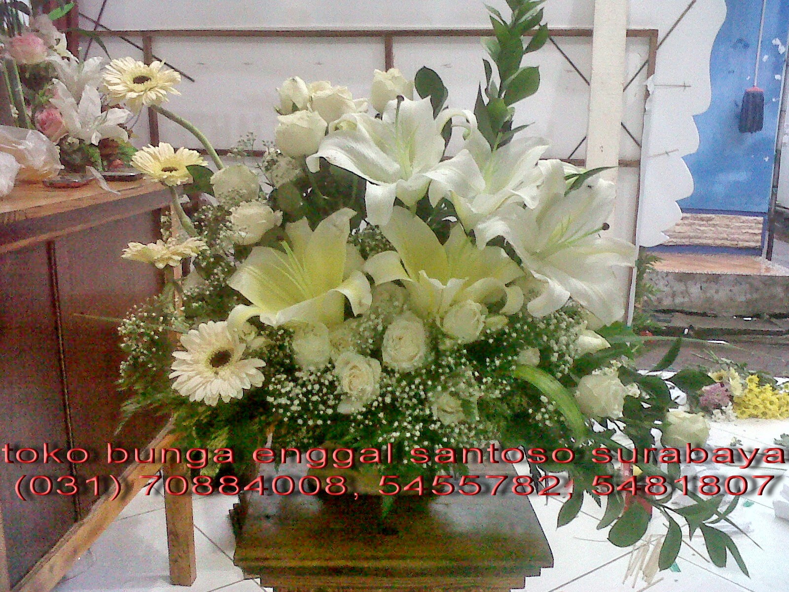 gresik florist: BUNGA MEJA