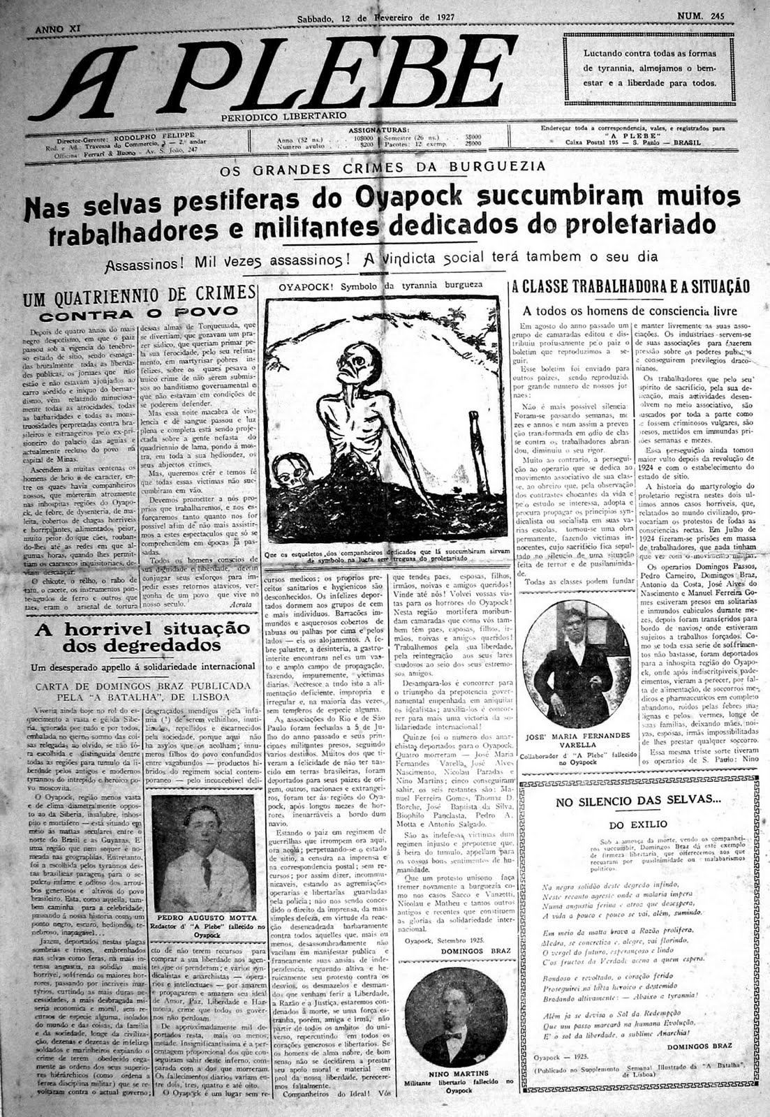 Blogão República: Jornal A PLEBE