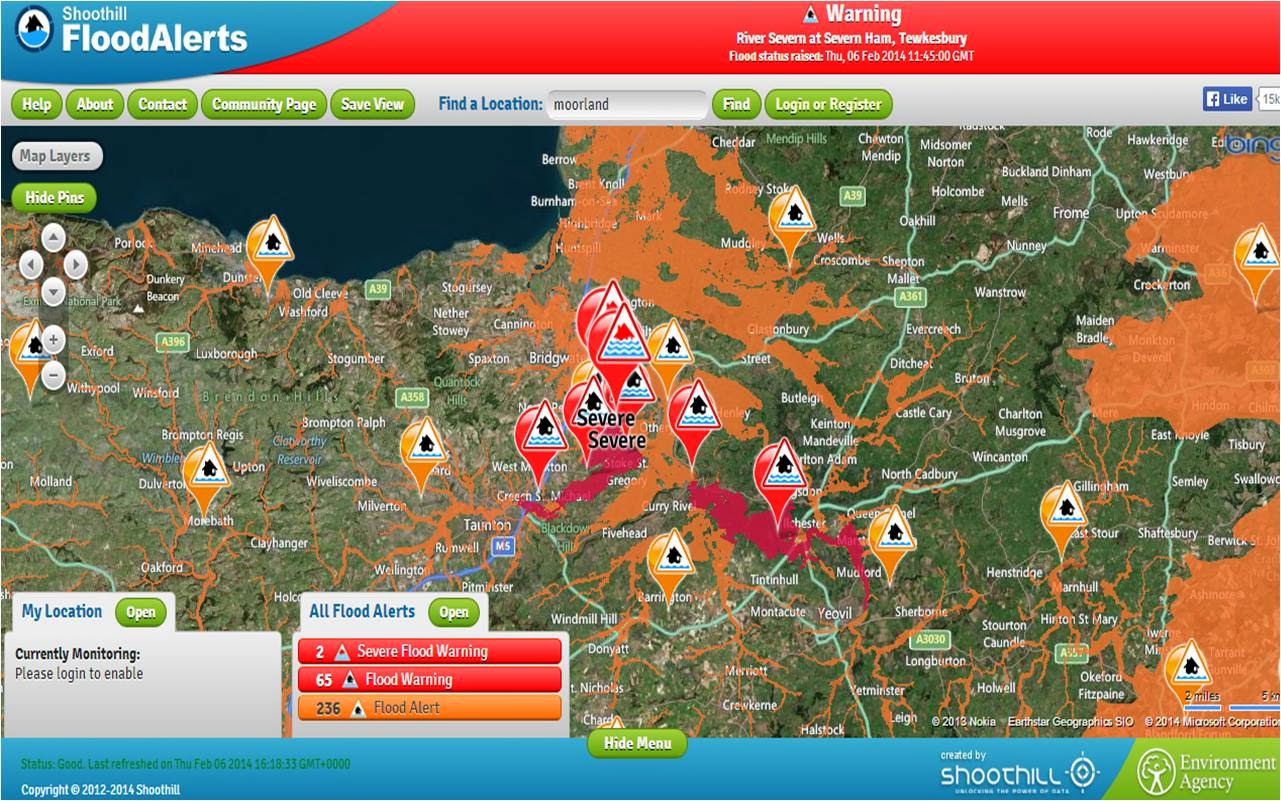 WCS Earth Blog: Interactive Flood Map