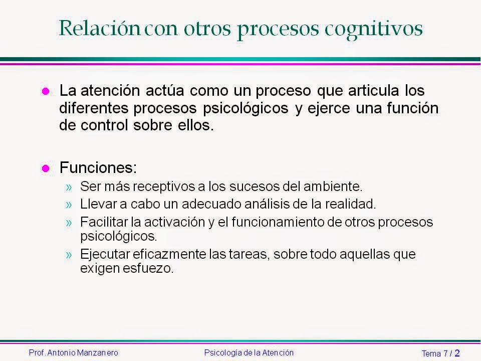 Psicología de la Atención - UCM: Funciones ejecutivas