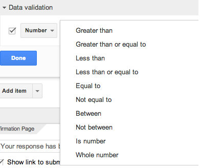 Alice in WonderTech: Validating Data in Google Forms - Truly Brilliant