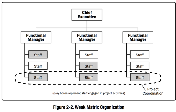 Project lifecyles or methodologies: Project Organization Structures