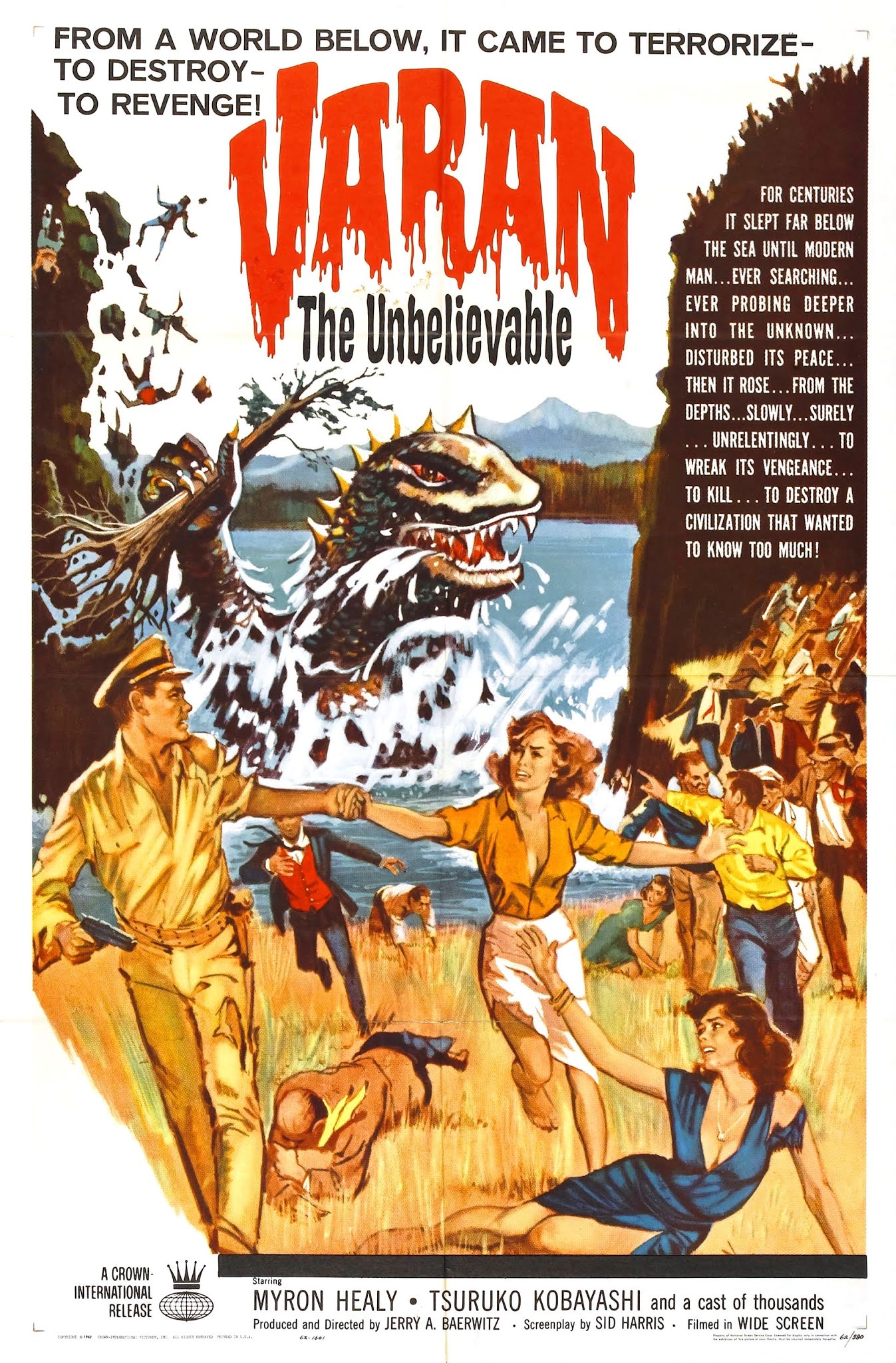 CELLULOID SLAMMER: Varan the Unbelievable (1958) Directed by Ishirō Honda