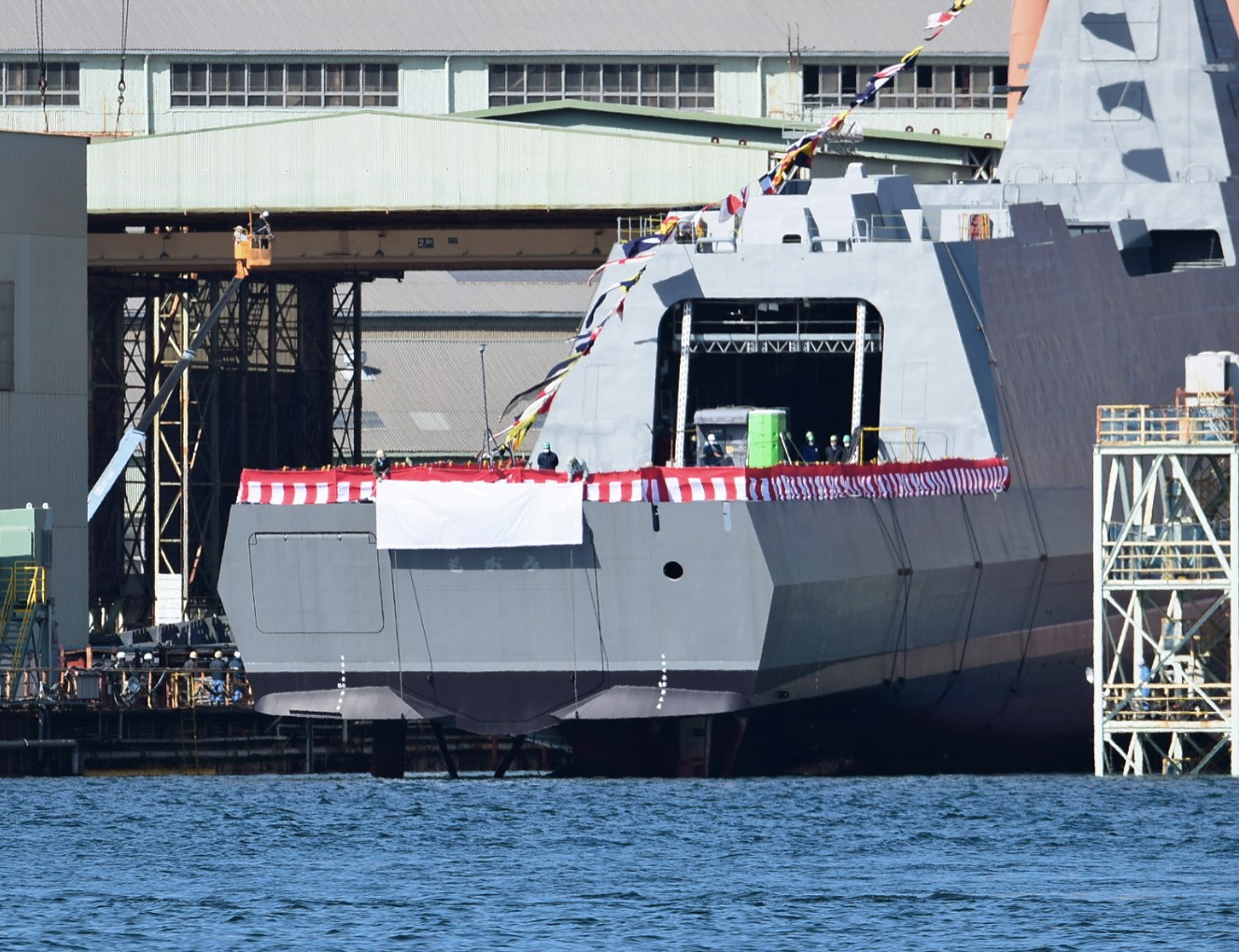 AAG_th บันทึกประจำวัน: ญี่ปุ่นทำพิธีปล่อยเรือฟริเกตอเนกประสงค์ใหม่ลำที่ ...