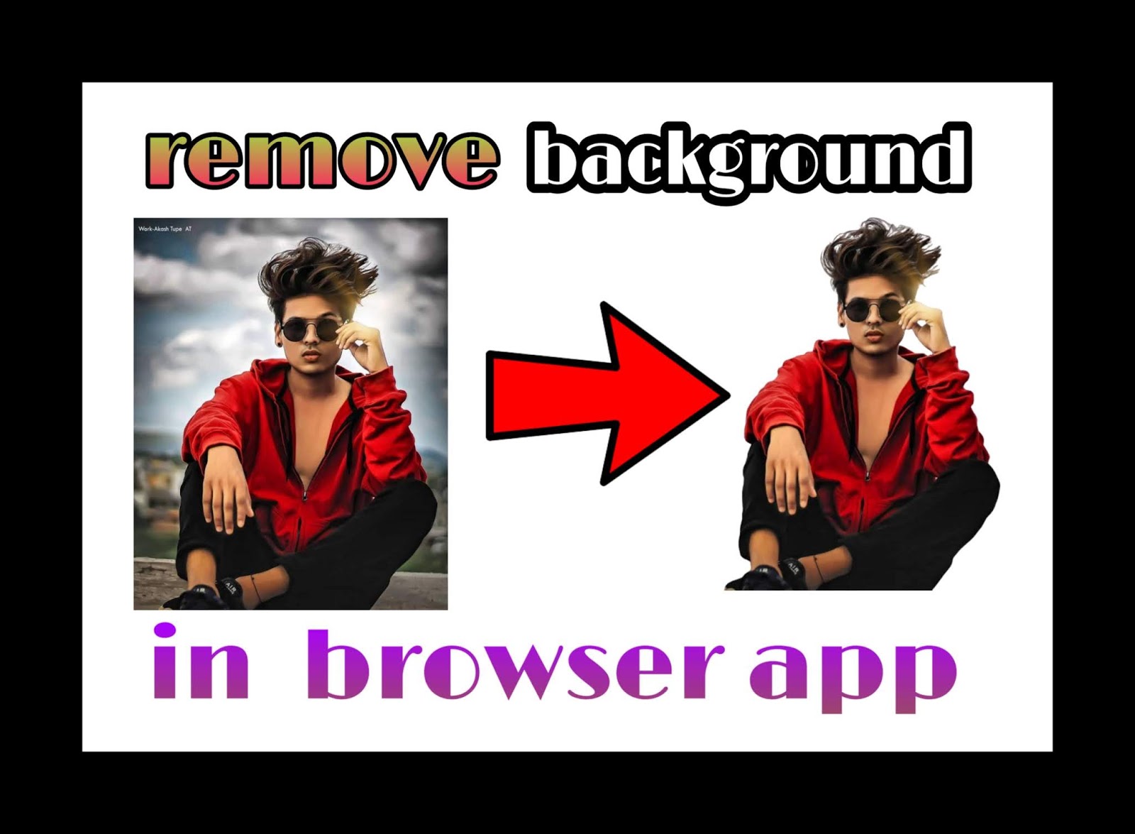 Remove background of any image