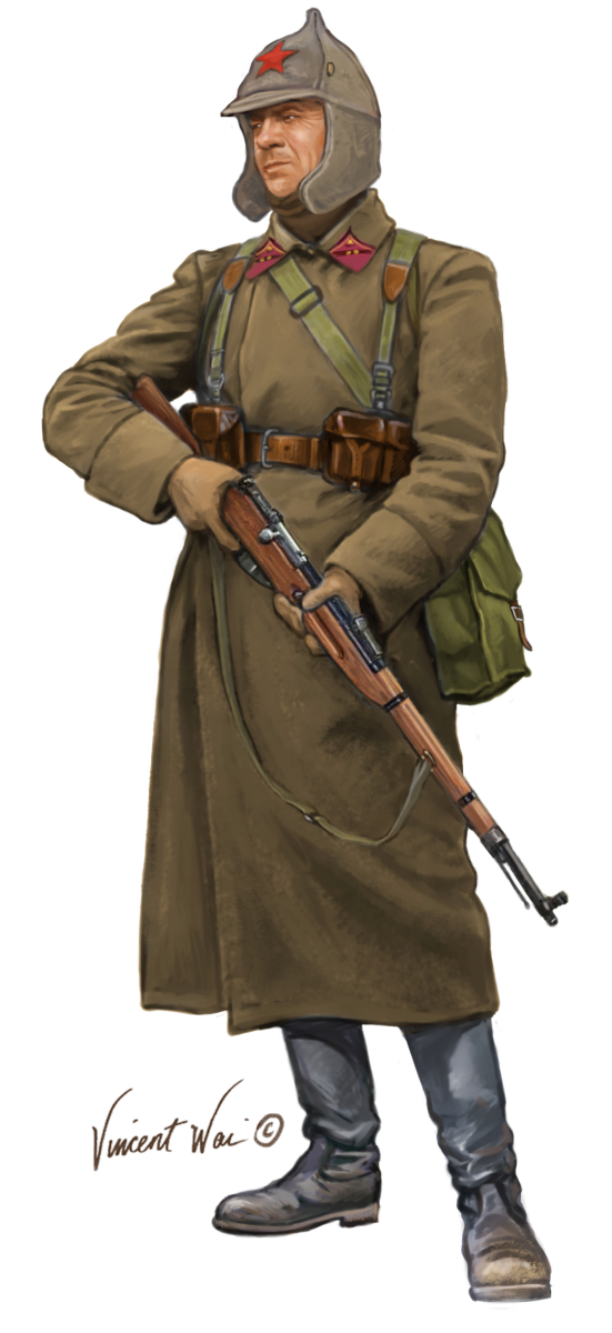 Vincent Wai's military art: Russian soldier, WWII Vincent Wai's military art: Russian soldier, WWII