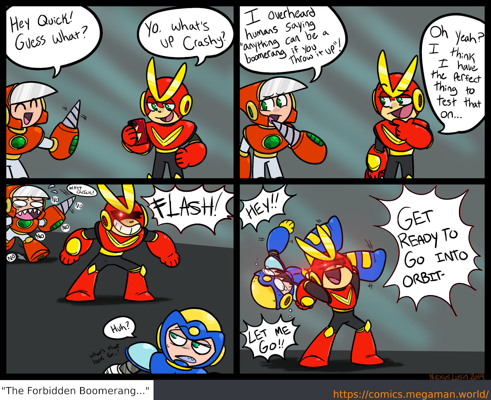 Mega Man World Comics The Forbidden Boomerang