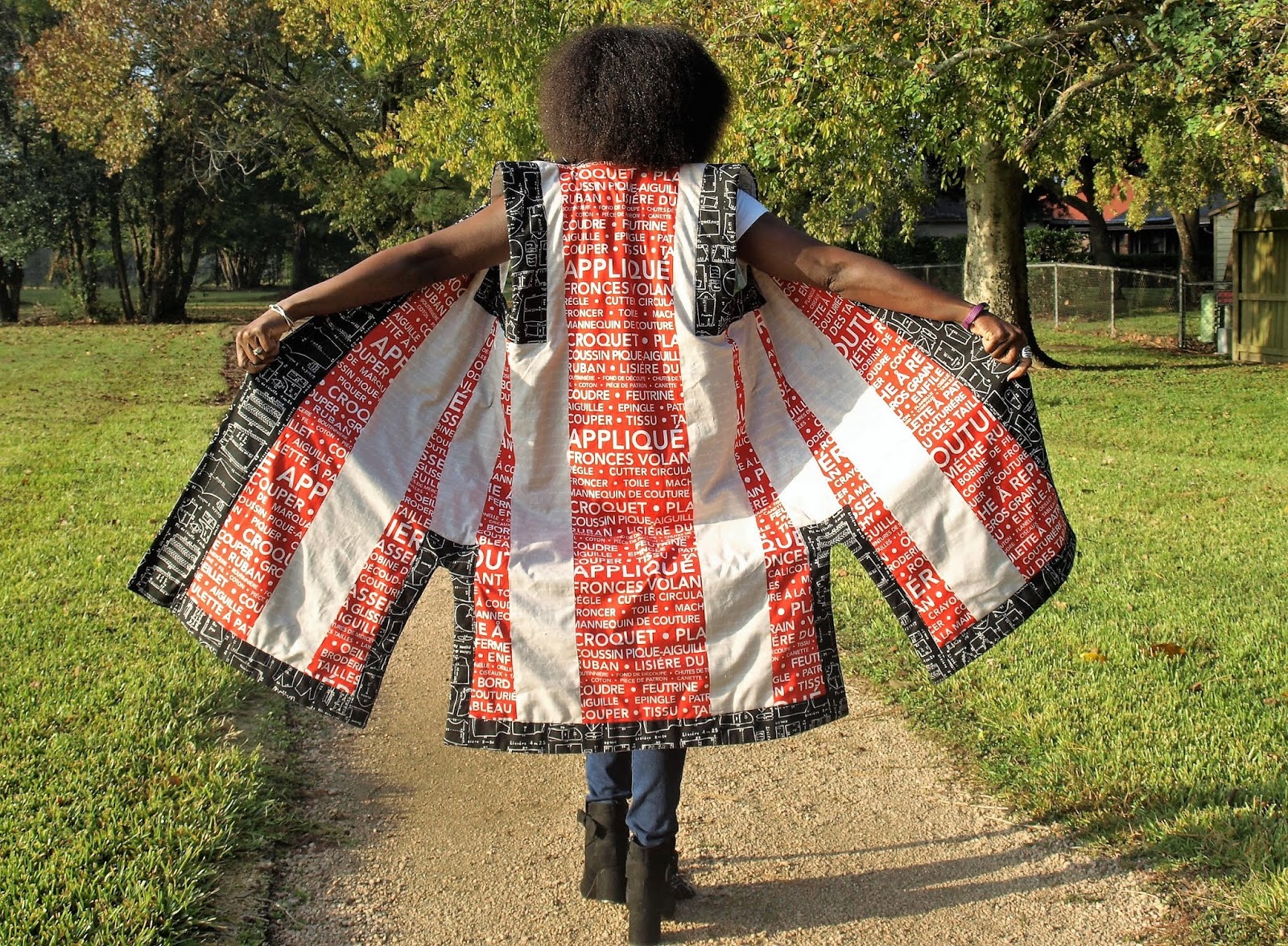 Thanks! I made them!: A Panel Coat to Use All of the Fabrics!