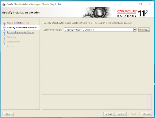 Mallik034: Oracle 11.2.0 Client installation on Windows Server