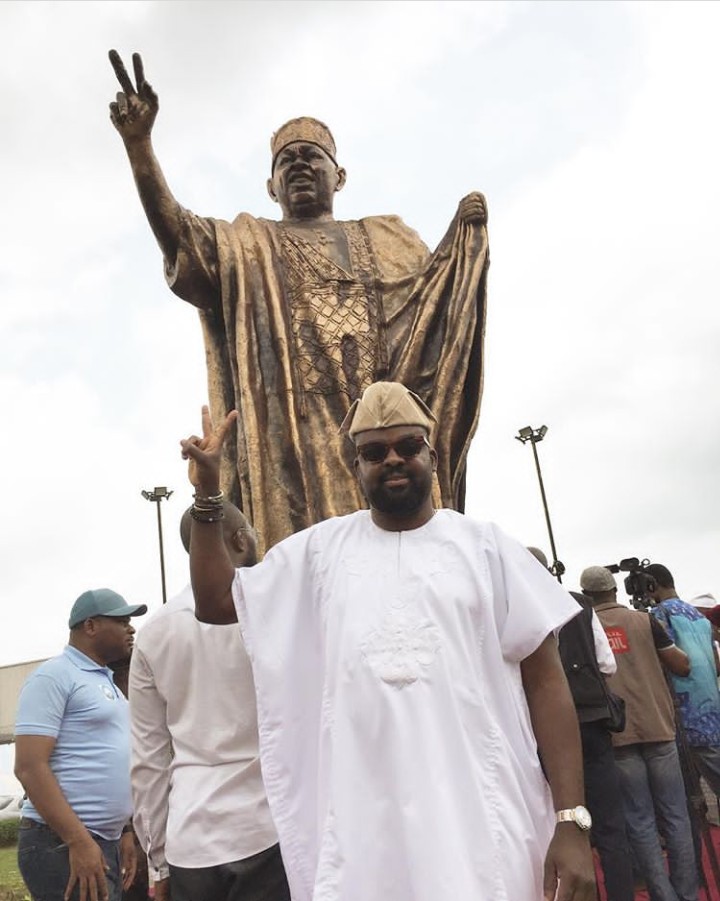 Lagos State Unveils Abiola Statue at Abiola Garden. - GBETU TV