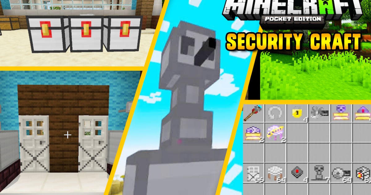 security craft mod para Minecraft Pocket edition 2020