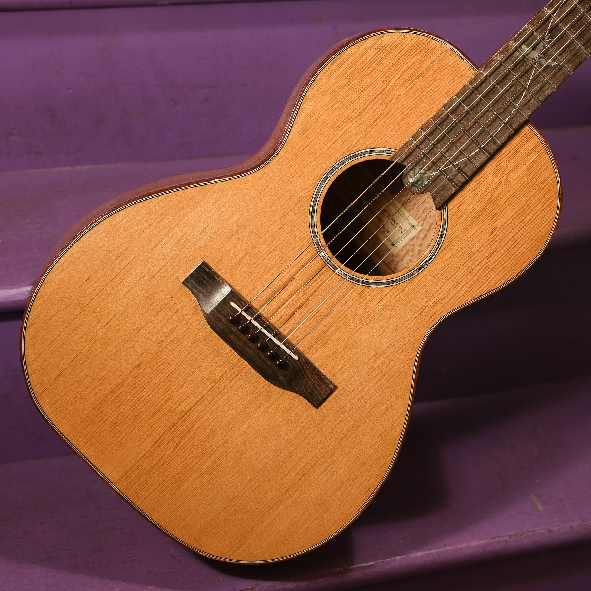 2020 Richard Robson Spruce/Lacewood Parlor Guitar