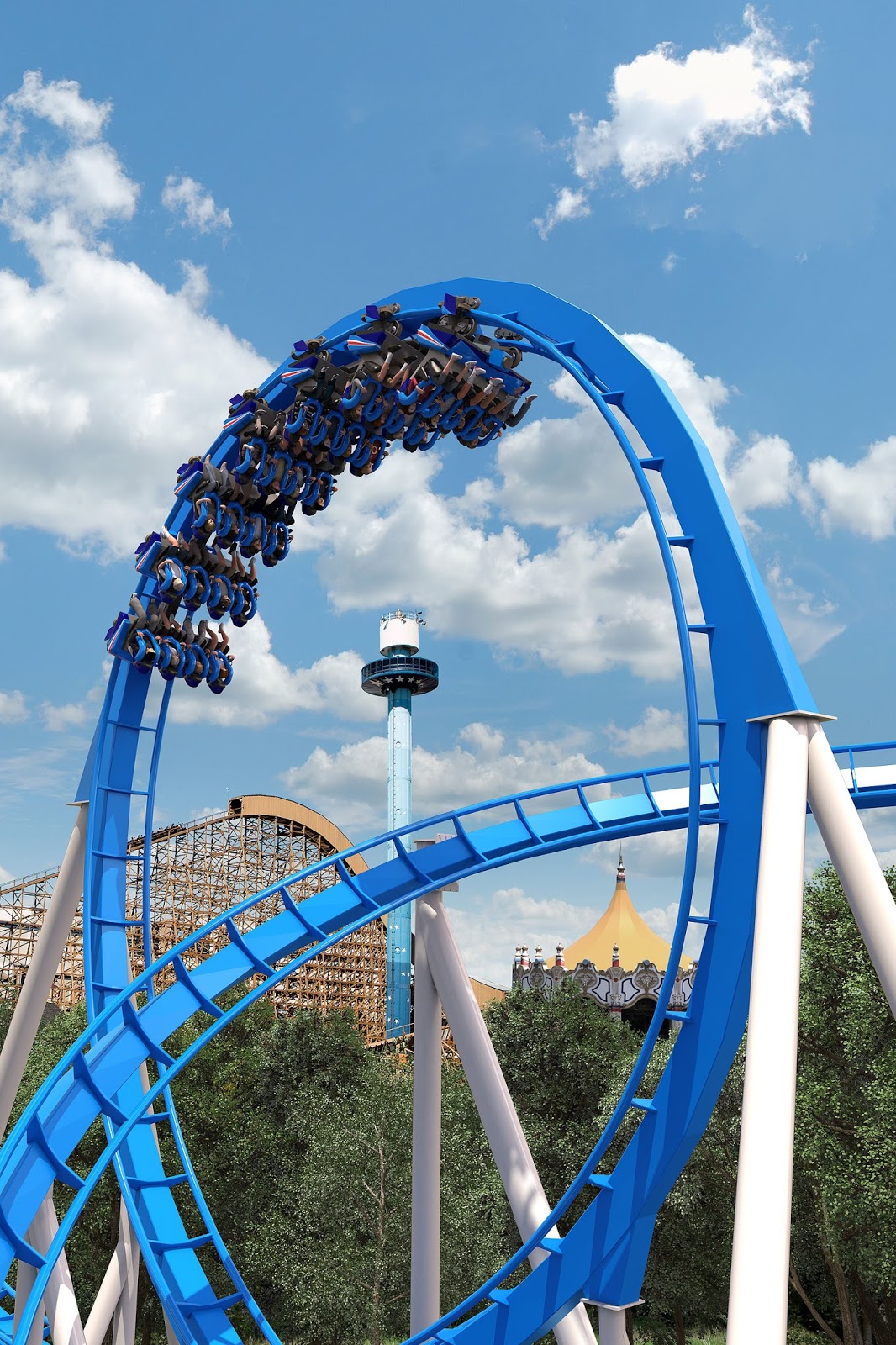 California's Great America to transform "Vortex" Stand-Up coaster into ...