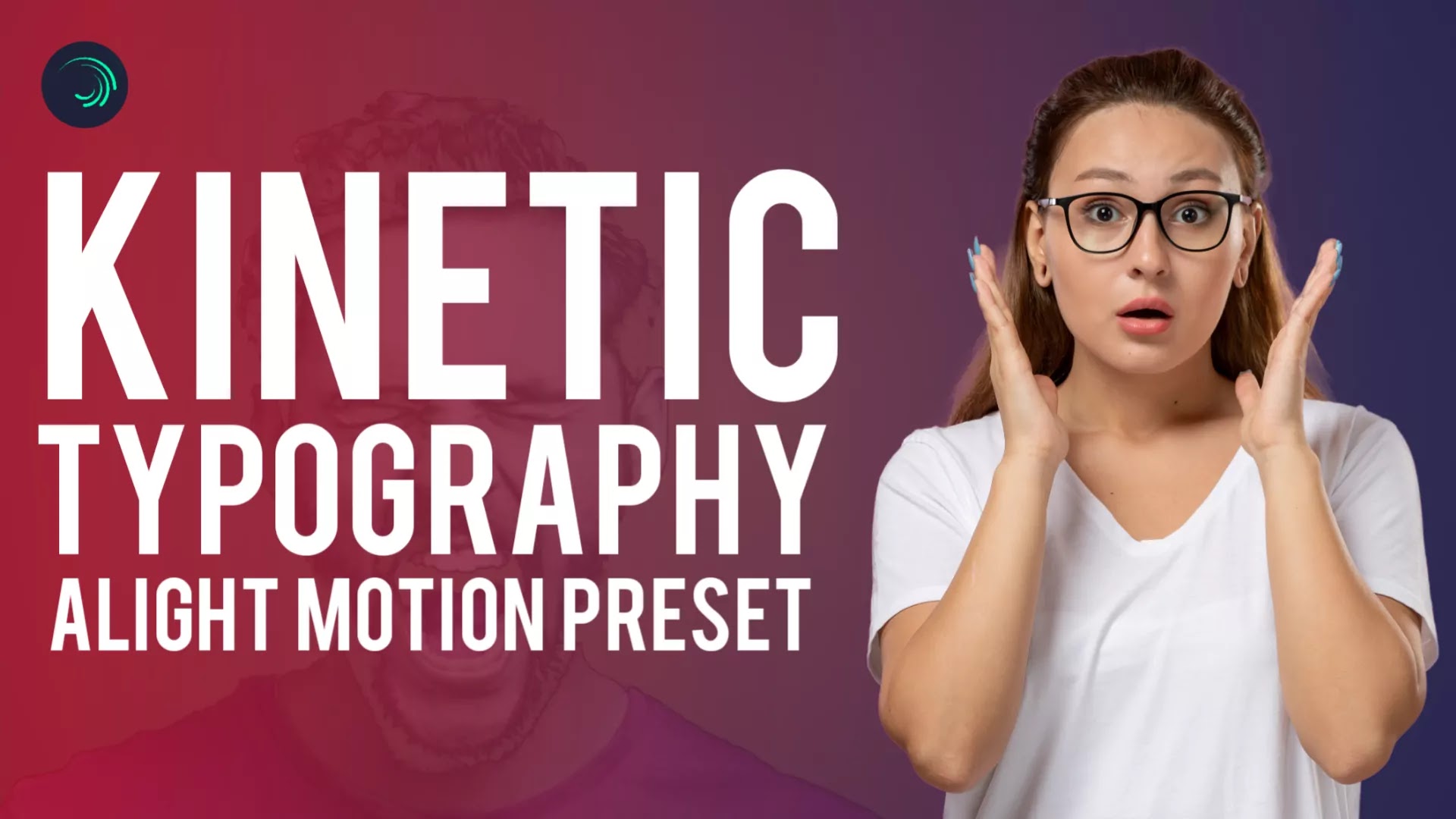 Kinetic Typography Alight Motion Template - The Web Trick