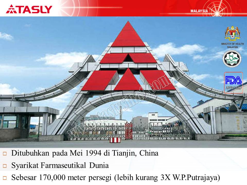 Blog Tasly Sihat: KEJAYAAN SYARIKAT TASLY GROUP