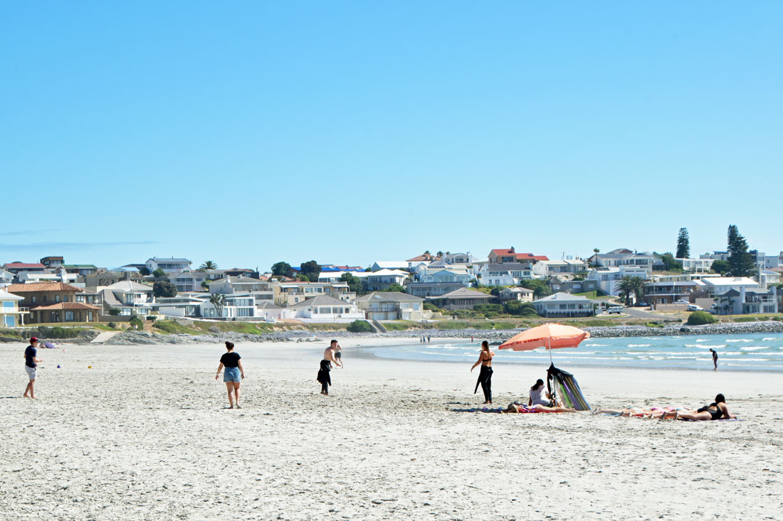 .: On the beach at Yzerfontein