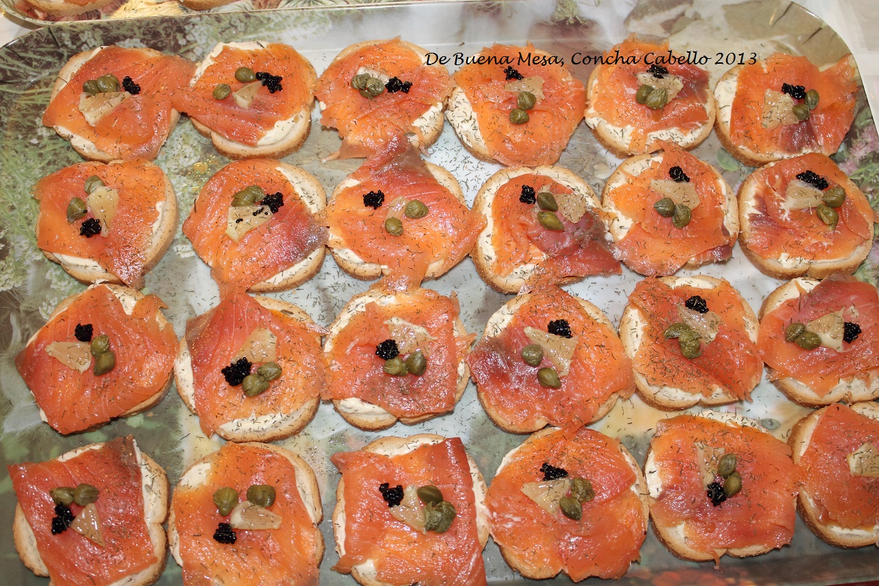 Canapés de Salmón