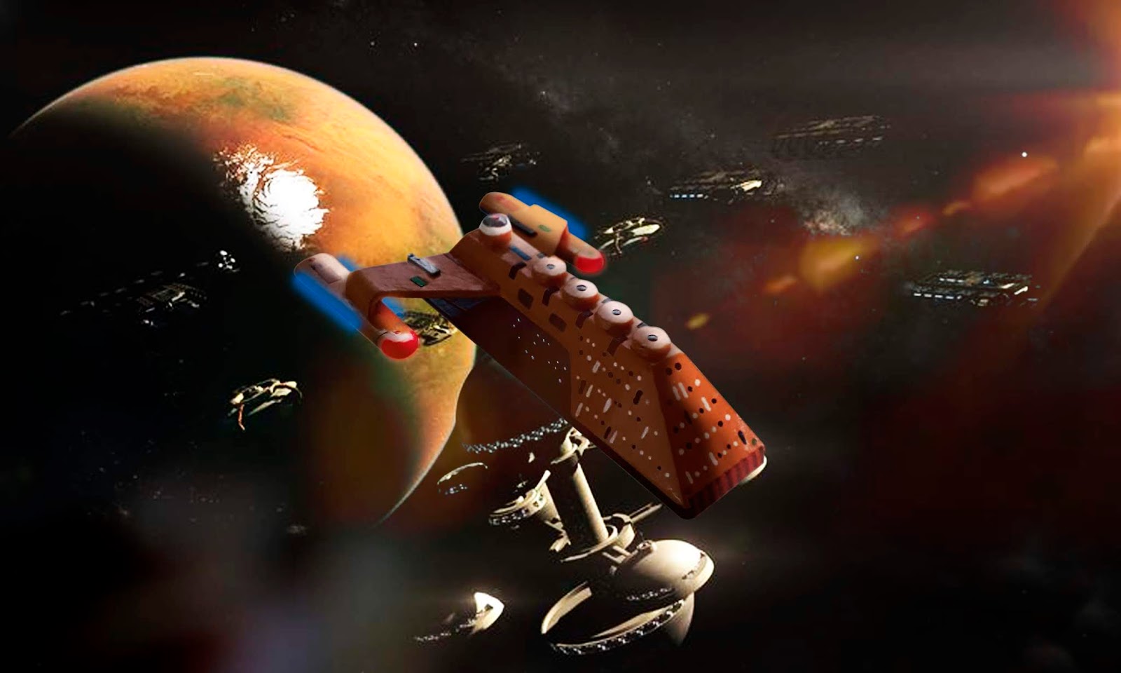 Capitan Ran Dohen: USS Probert - Goddard class • Deep space tug/repair ship