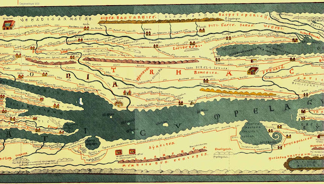 Just A Car Guy: The Peutingeriana Tabula Itineraria, the first road map ...