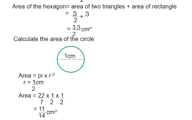 How to calculate the volume of a regular hexagonal nut