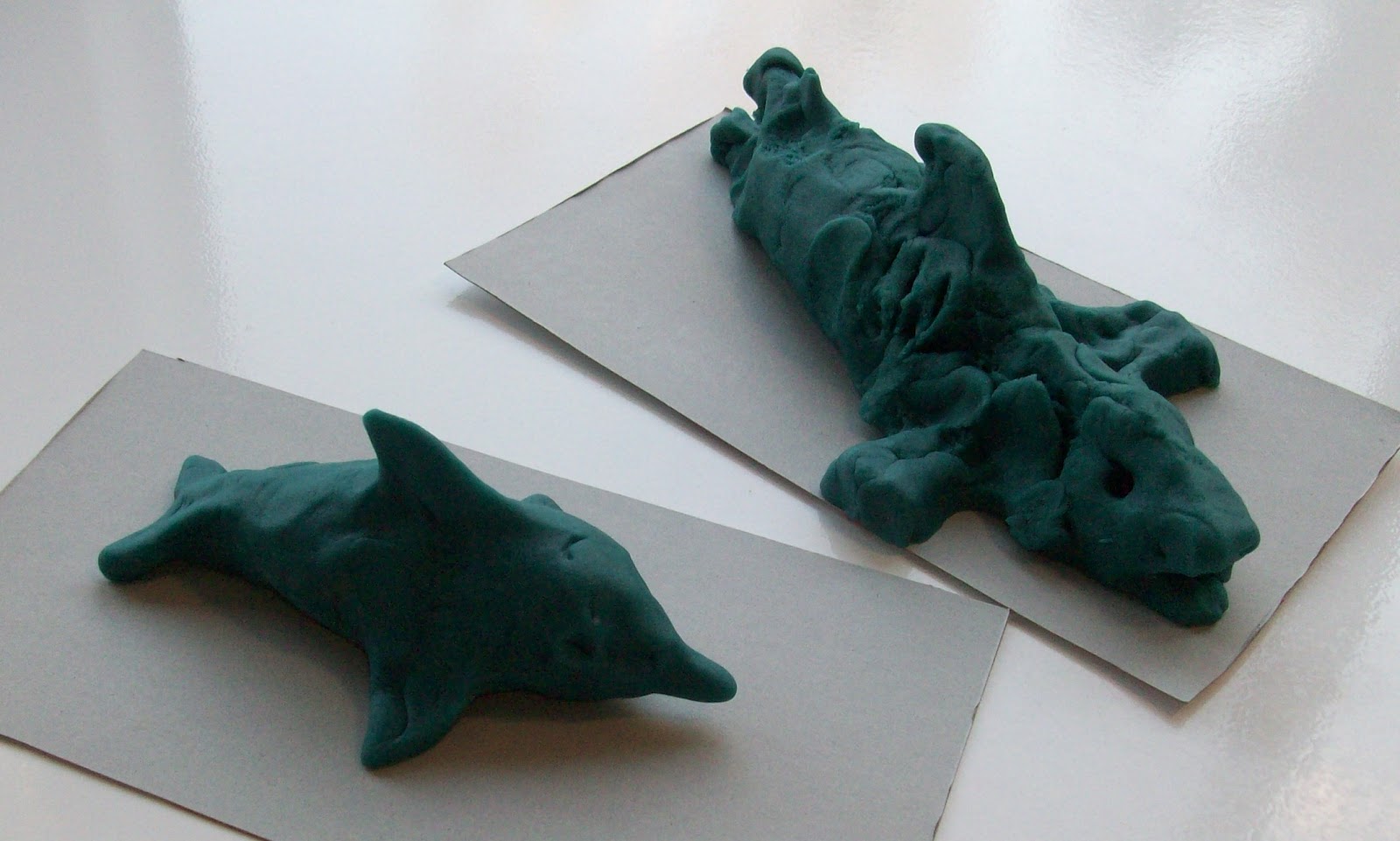104 Days of Summer Vacation: Play Dough Dolphin