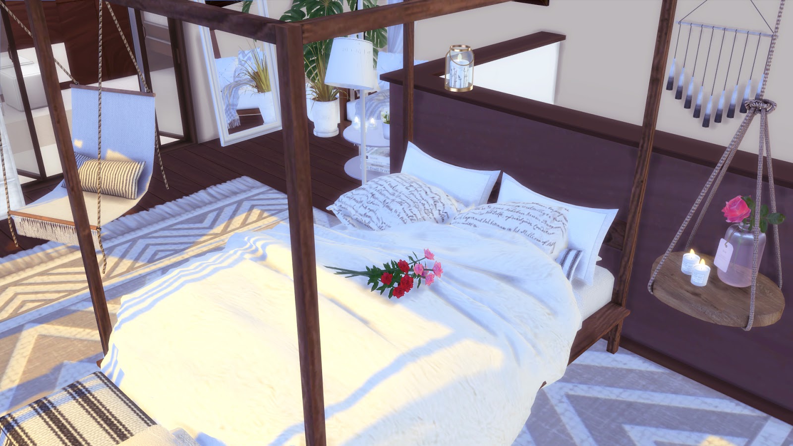 SIMS 4 - BEACH MODERN HOUSE - VACATION HOME - DL + CC - Bárbara Sims