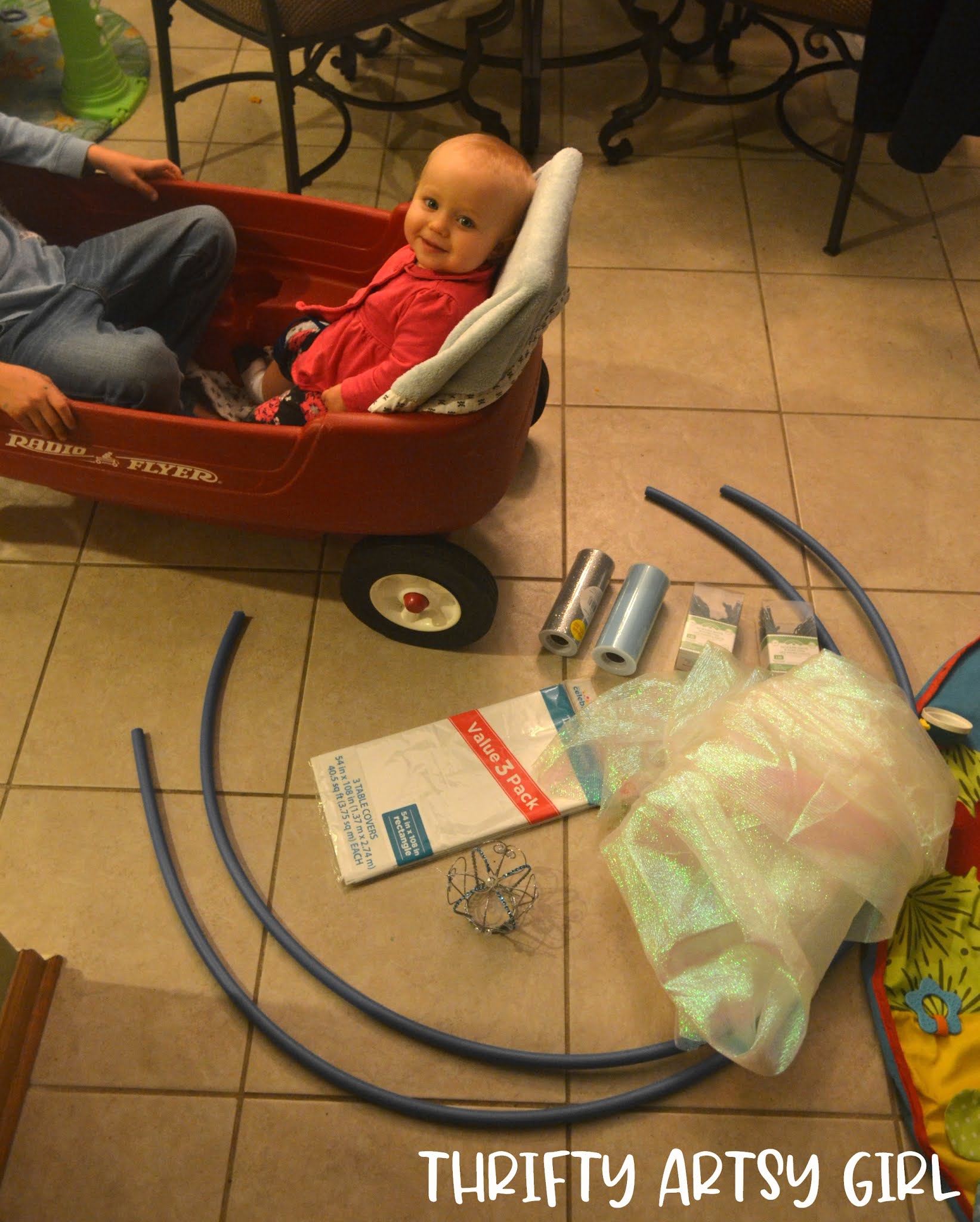 Thrifty Artsy Girl: Halloween Princess Costume: DIY Light Up Cinderella ...