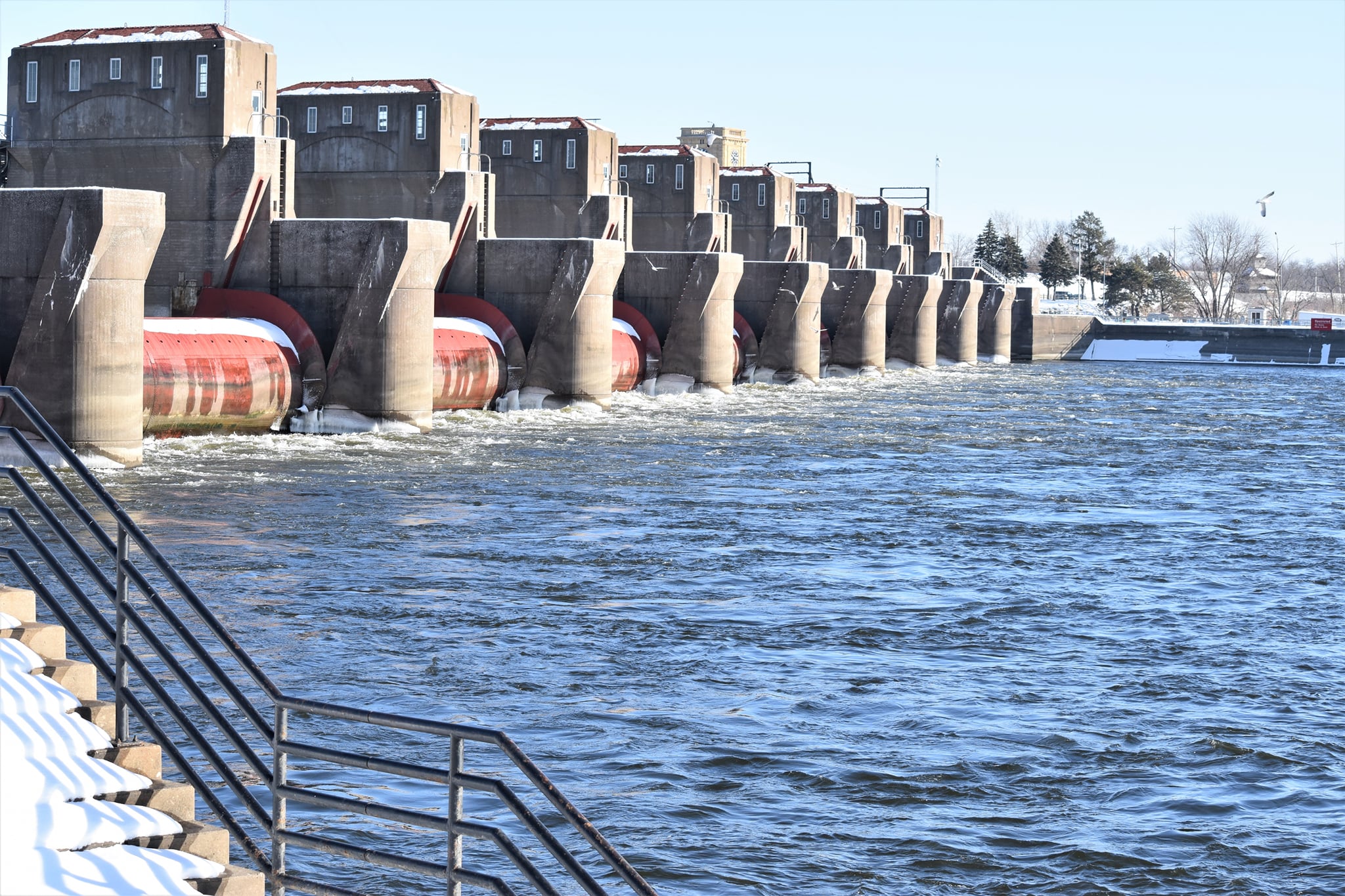 Industrial History: Flood of 2019: 1860s+1934 Lock and Dam #15, Rock ...