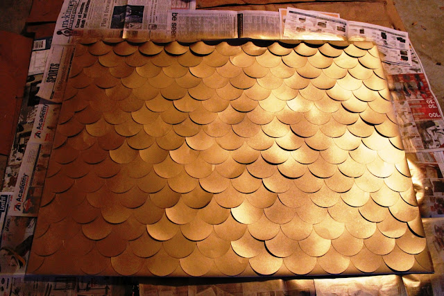 love tenfold: diy | fish scale art