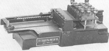Rosavilla Melor 5: The First key punch (80 column card punch) used by ...