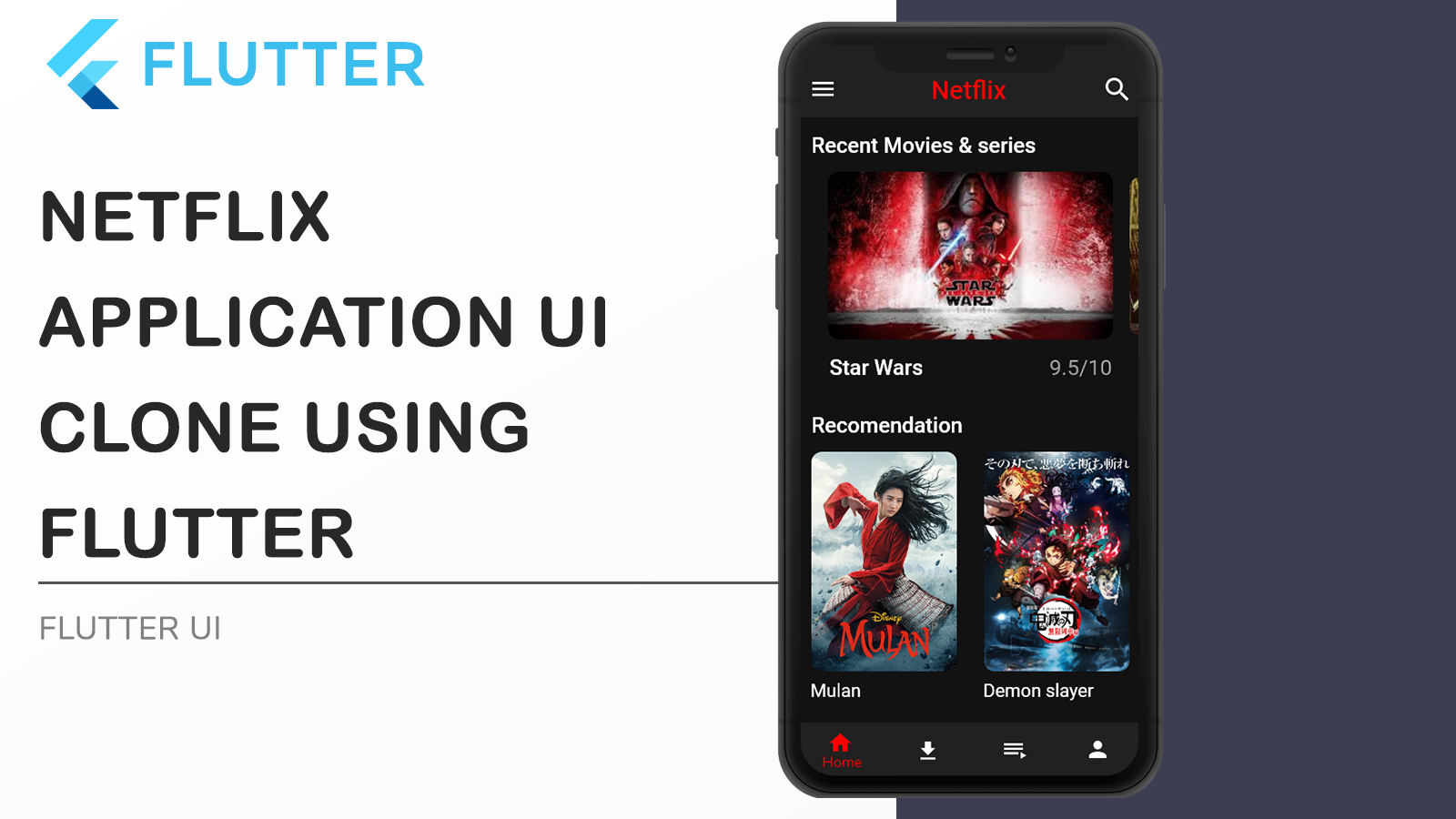 Make A Netflix Ui Clone Using Flutter Doctorcode