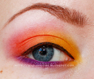 Madam Noire Makeup Studio: Tutorial: Sunrise