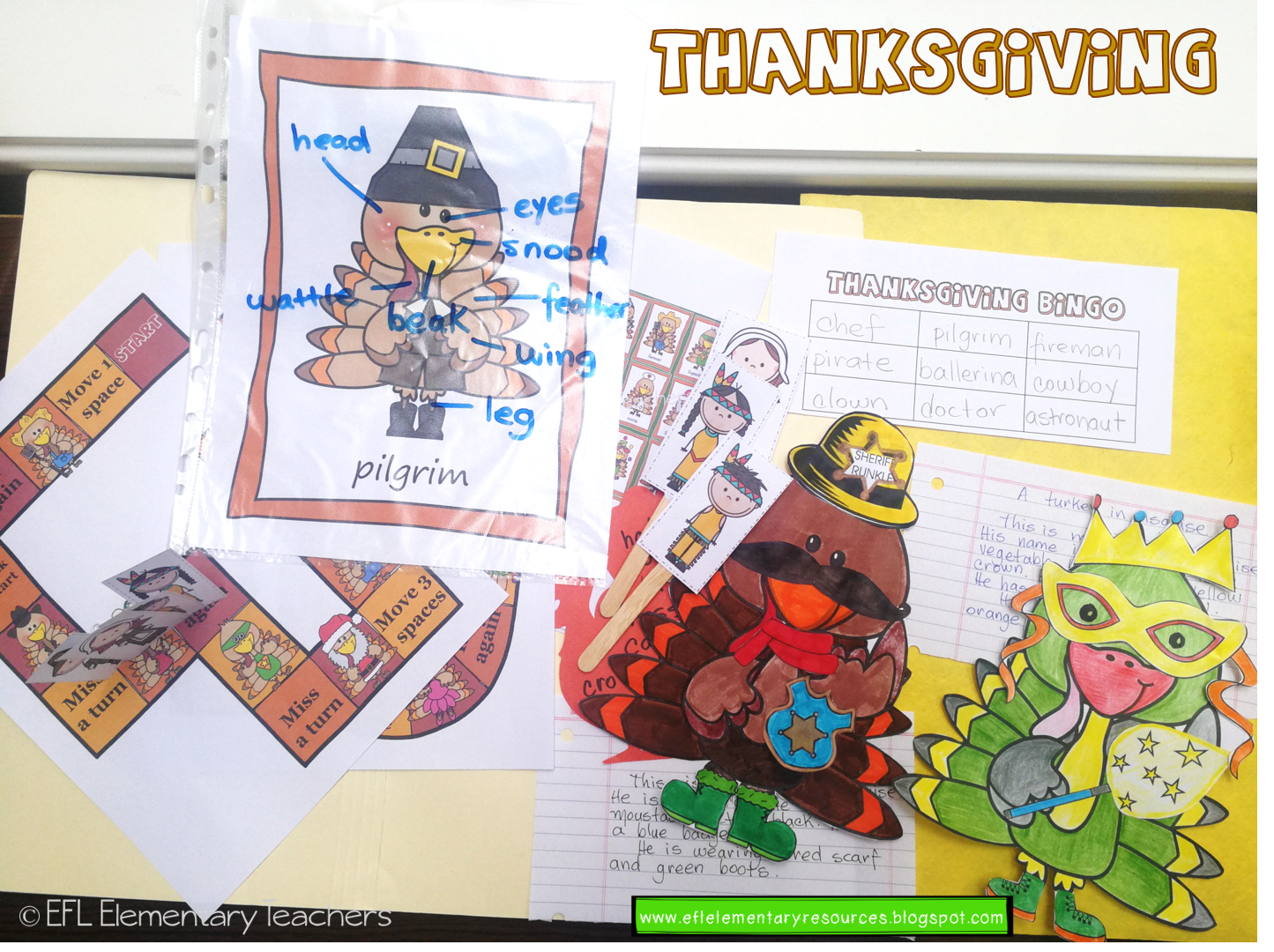 EFL Elementary Teachers: Turkey in disguise for ESL students in ...