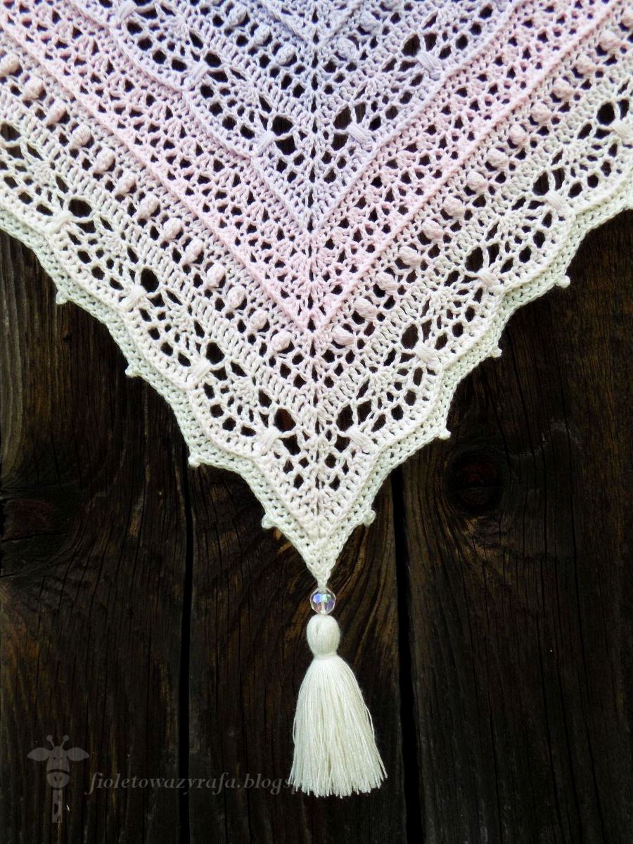 Fioletowa Żyrafa: Chusta Klementyna