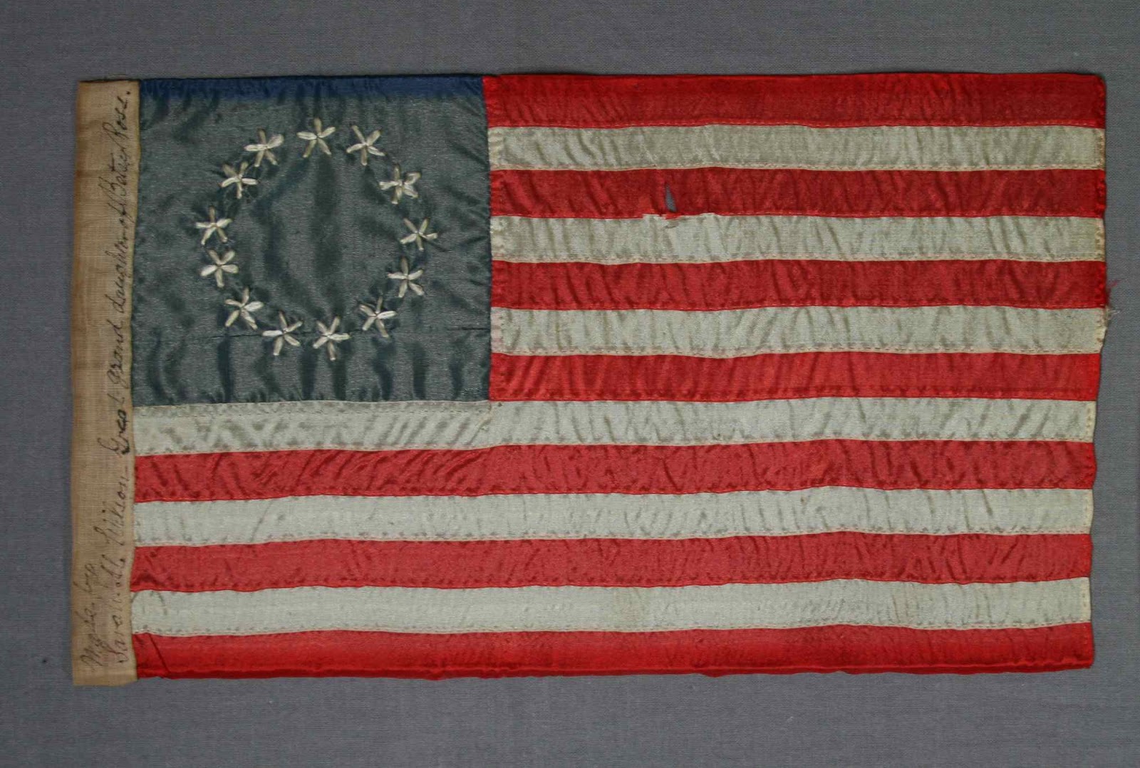 Inside the Conservator's Studio: The conservation of a Betsy Ross flag