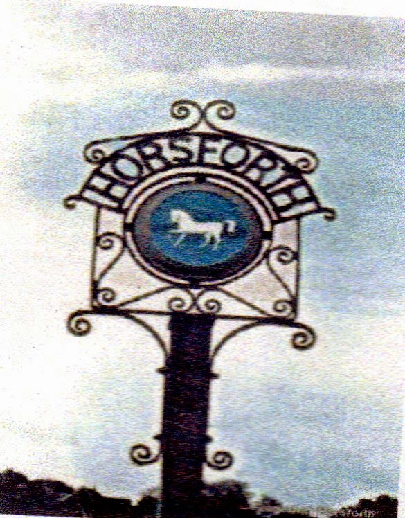 Horsforth Museum: Horsforth Welcome Cenotaph and Road sign. Perkins and ...