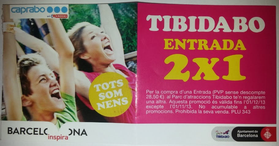 Compartir és Bo Vals 2x1 En Entrades Al Tibidabo