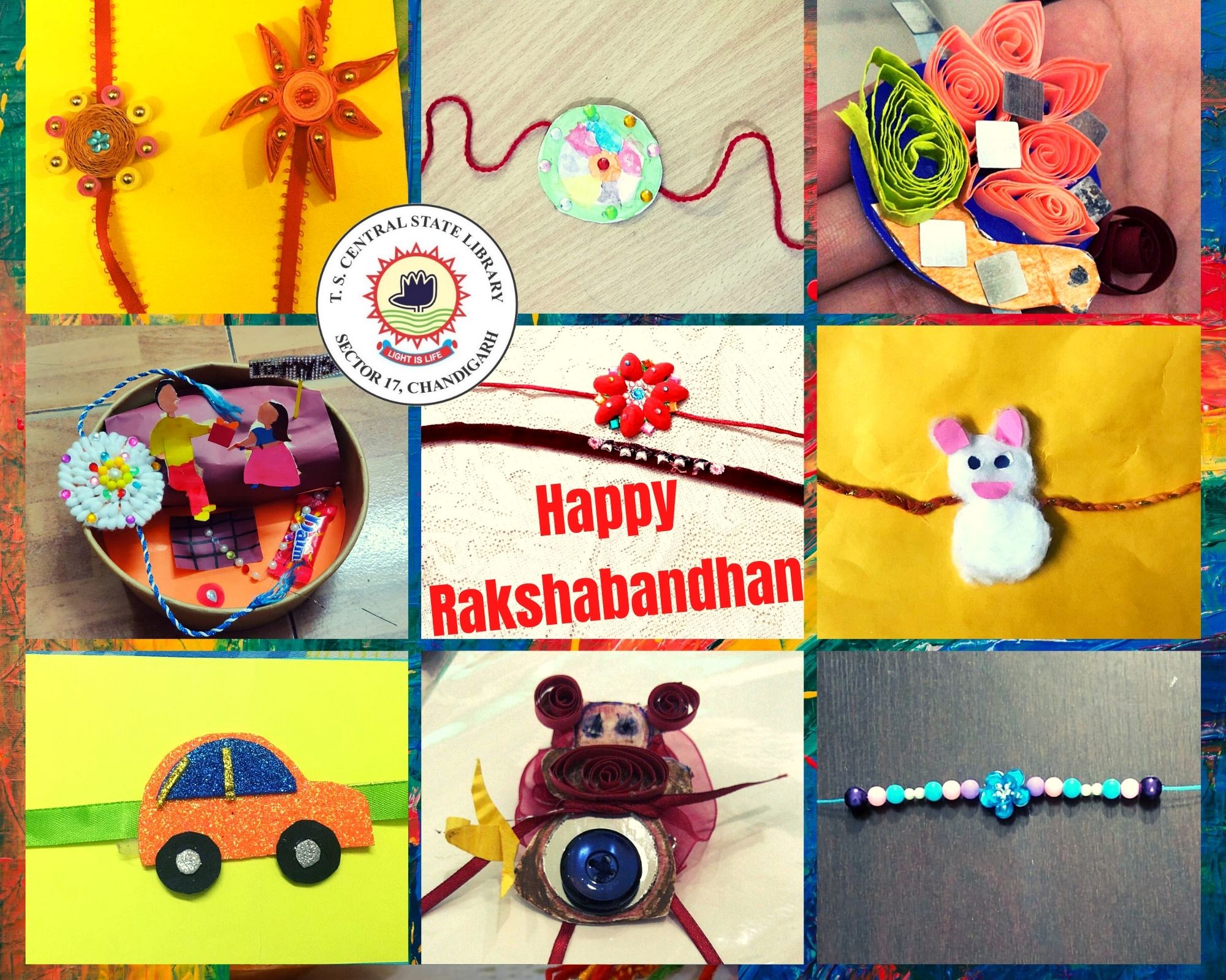 Happy Rakshabandhan to all 🎊🎉 The Rakhis in this poster are made by our ...